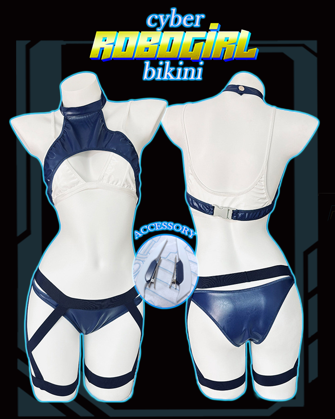 Cyber Robogirl Sukumizu Bikini Set LN1101 Cyber Robogirl Sukumizu Bikini Set LN1101